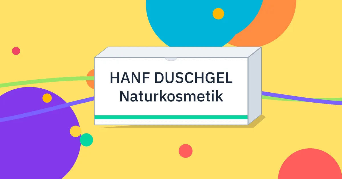 Symbolbild: Packung mit der Aufschrift HANF DUSCHGEL Naturkosmetik (PZN 17267368) – Verfügbarkeit und Bezug in Apotheken in Frankfurt am Main