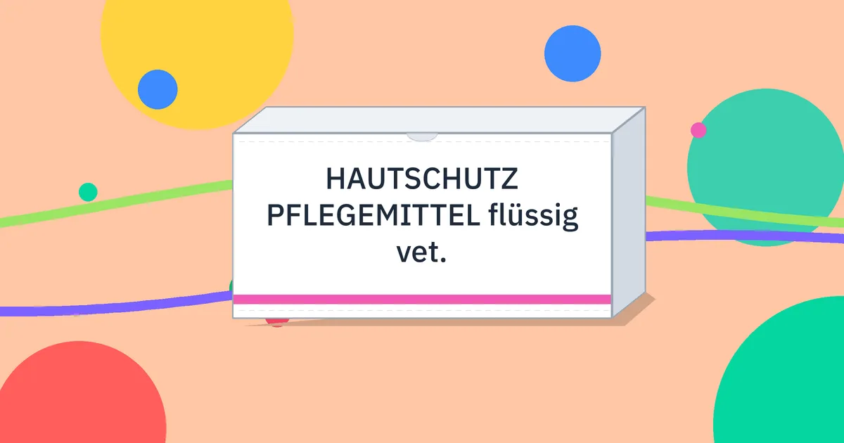 Symbolbild: Packung mit der Aufschrift HAUTSCHUTZ PFLEGEMITTEL flüssig vet. (PZN 13654967) – Verfügbarkeit und Bezug in Apotheken in Frankfurt am Main