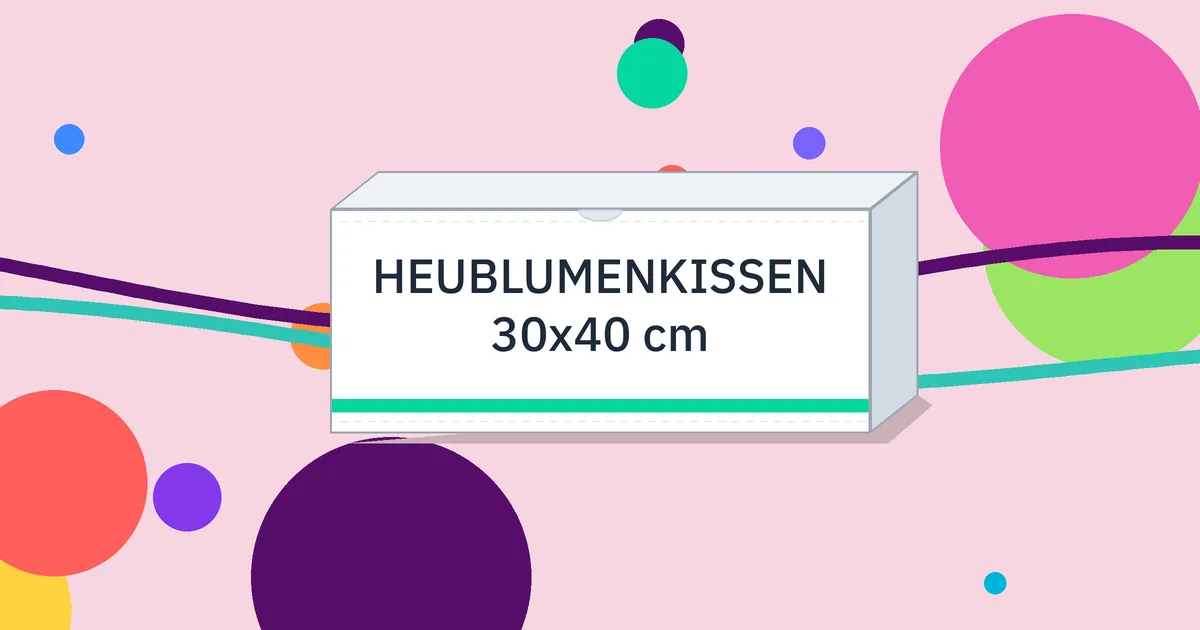 Symbolbild: Packung mit der Aufschrift HEUBLUMENKISSEN 30x40 cm (PZN 07479419) – Verfügbarkeit und Bezug in Apotheken in Frankfurt am Main
