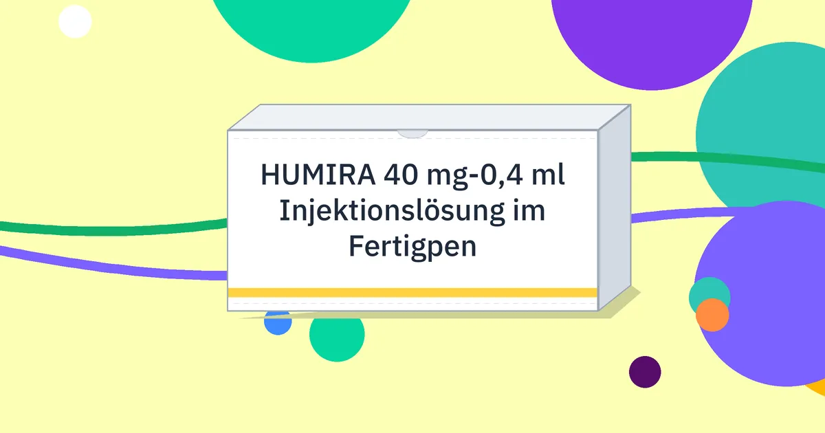 Symbolbild: Packung mit der Aufschrift HUMIRA 40 mg-0,4 ml Injektionslösung im Fertigpen (PZN 12472572) – Verfügbarkeit und Bezug in Apotheken in Frankfurt am Main