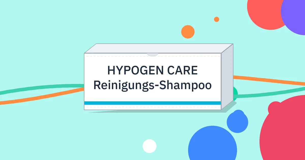 Symbolbild: Packung mit der Aufschrift HYPOGEN CARE Reinigungs-Shampoo (PZN 18333529) – Verfügbarkeit und Bezug in Apotheken in Frankfurt am Main