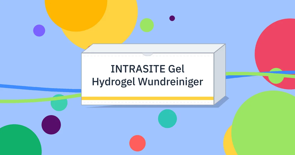Symbolbild: Packung mit der Aufschrift INTRASITE Gel Hydrogel Wundreiniger (PZN 14005627) – Verfügbarkeit und Bezug in Apotheken in Frankfurt am Main