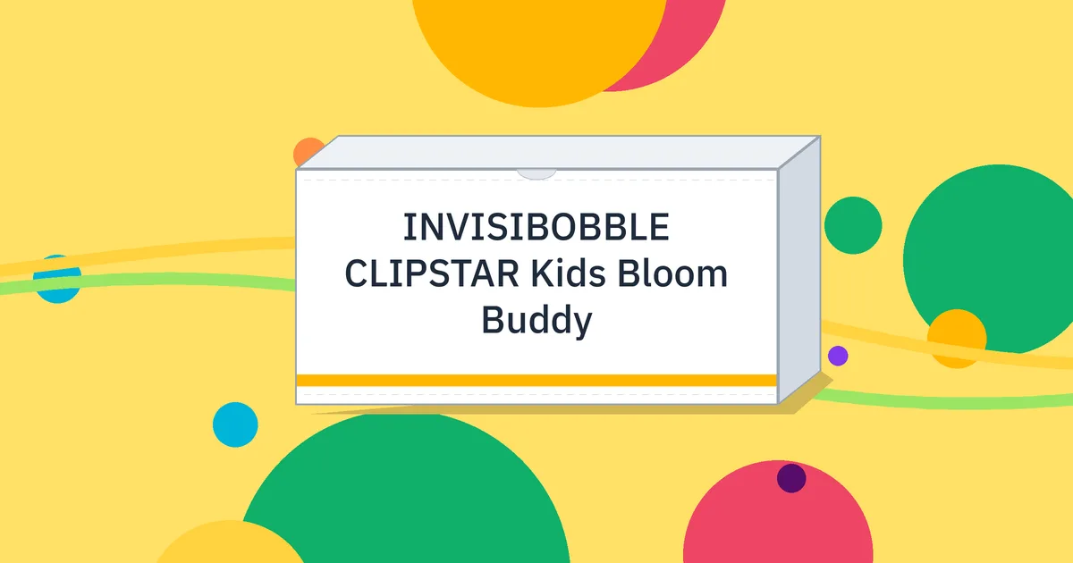 Symbolbild: Packung mit der Aufschrift INVISIBOBBLE CLIPSTAR Kids Bloom Buddy (PZN 20384020) – Verfügbarkeit und Bezug in Apotheken in Frankfurt am Main