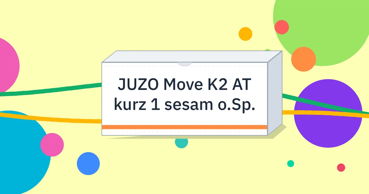 Symbolbild: Packung mit der Aufschrift JUZO Move K2 AT kurz 1 sesam o.Sp. (PZN 20675378) – Verfügbarkeit und Bezug in Apotheken in Frankfurt am Main