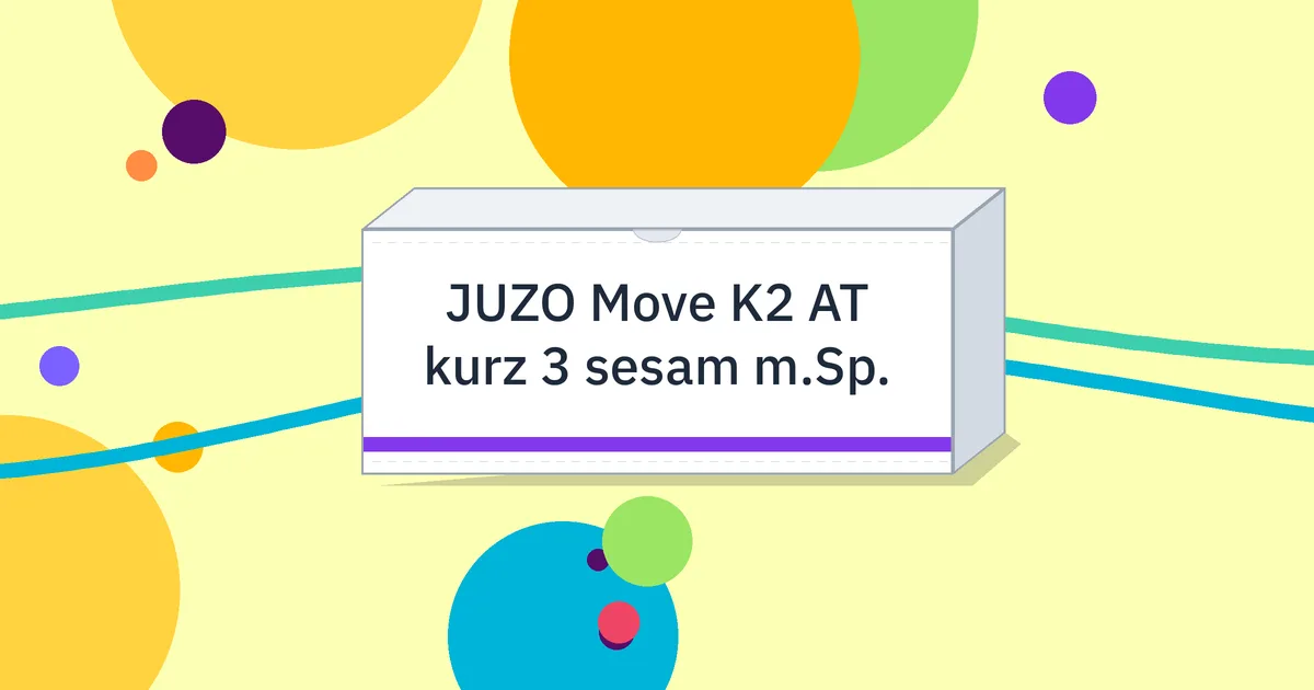 Symbolbild: Packung mit der Aufschrift JUZO Move K2 AT kurz 3 sesam m.Sp. (PZN 20673824) – Verfügbarkeit und Bezug in Apotheken in Frankfurt am Main