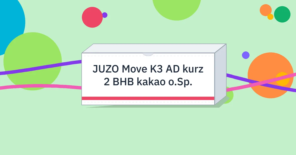 Symbolbild: Packung mit der Aufschrift JUZO Move K3 AD kurz 2 BHB kakao o.Sp. (PZN 18573050) – Verfügbarkeit und Bezug in Apotheken in Frankfurt am Main