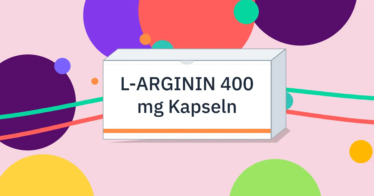 Symbolbild: Packung mit der Aufschrift L-ARGININ 400 mg Kapseln (PZN 01395621) – Verfügbarkeit und Bezug in Apotheken in Frankfurt am Main