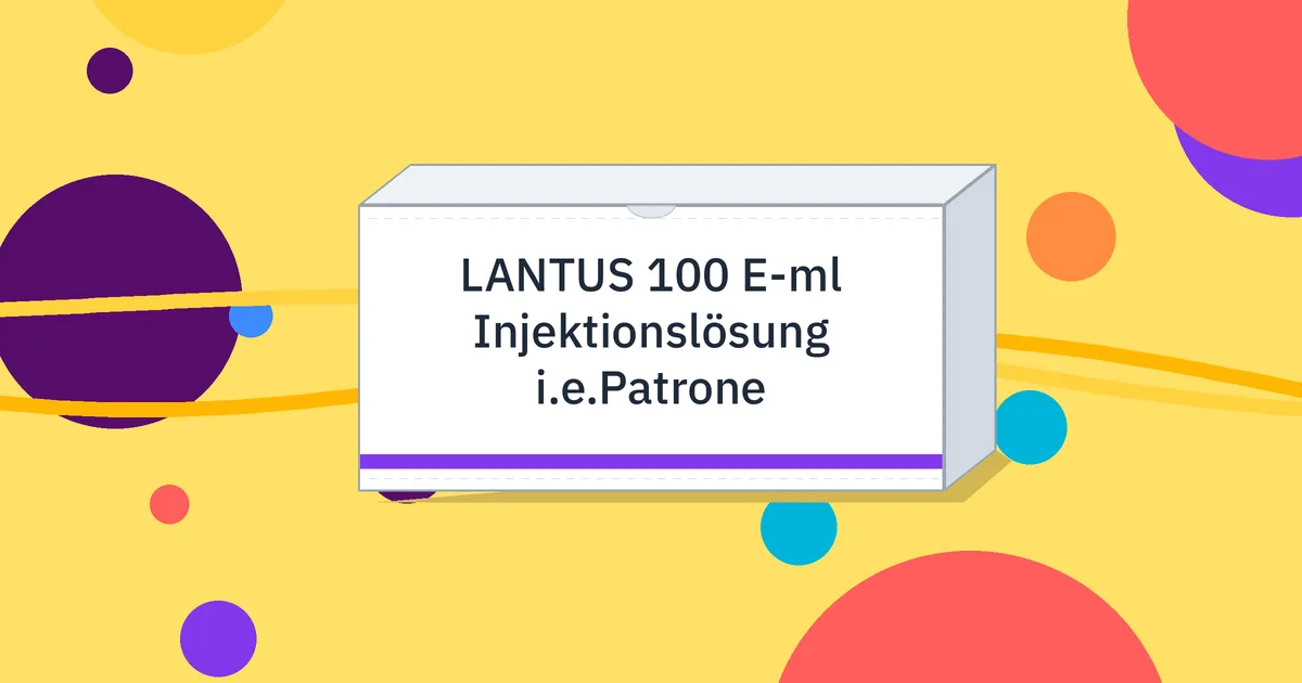 Symbolbild: Packung mit der Aufschrift LANTUS 100 E-ml Injektionslösung i.e.Patrone (PZN 17622941) – Verfügbarkeit und Bezug in Apotheken in Frankfurt am Main