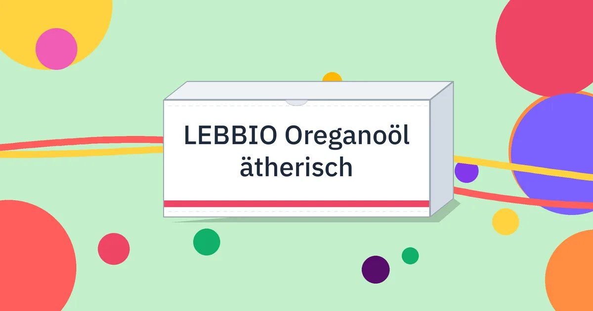 Symbolbild: Packung mit der Aufschrift LEBBIO Oreganoöl ätherisch (PZN 19413236) – Verfügbarkeit und Bezug in Apotheken in Frankfurt am Main