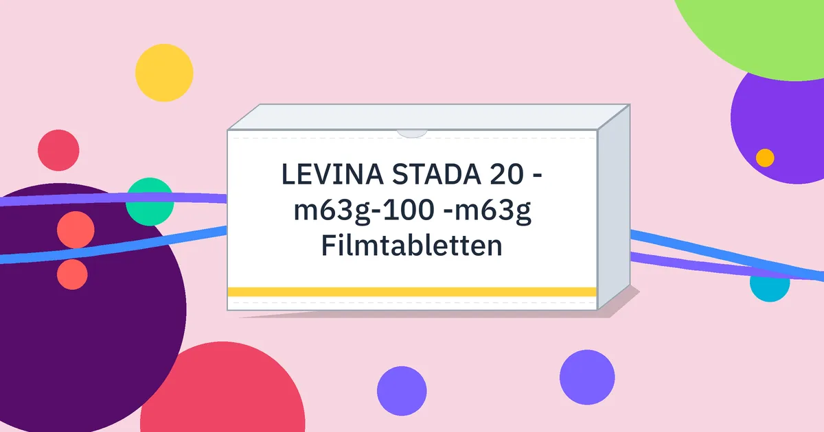 Symbolbild: Packung mit der Aufschrift LEVINA STADA 20 -m63g-100 -m63g Filmtabletten (PZN 09335328) – Verfügbarkeit und Bezug in Apotheken in Frankfurt am Main