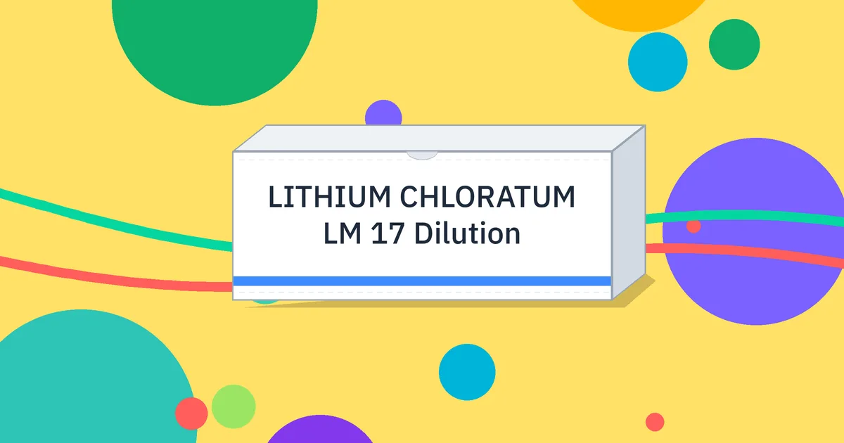 Symbolbild: Packung mit der Aufschrift LITHIUM CHLORATUM LM 17 Dilution (PZN 12932074) – Verfügbarkeit und Bezug in Apotheken in Frankfurt am Main