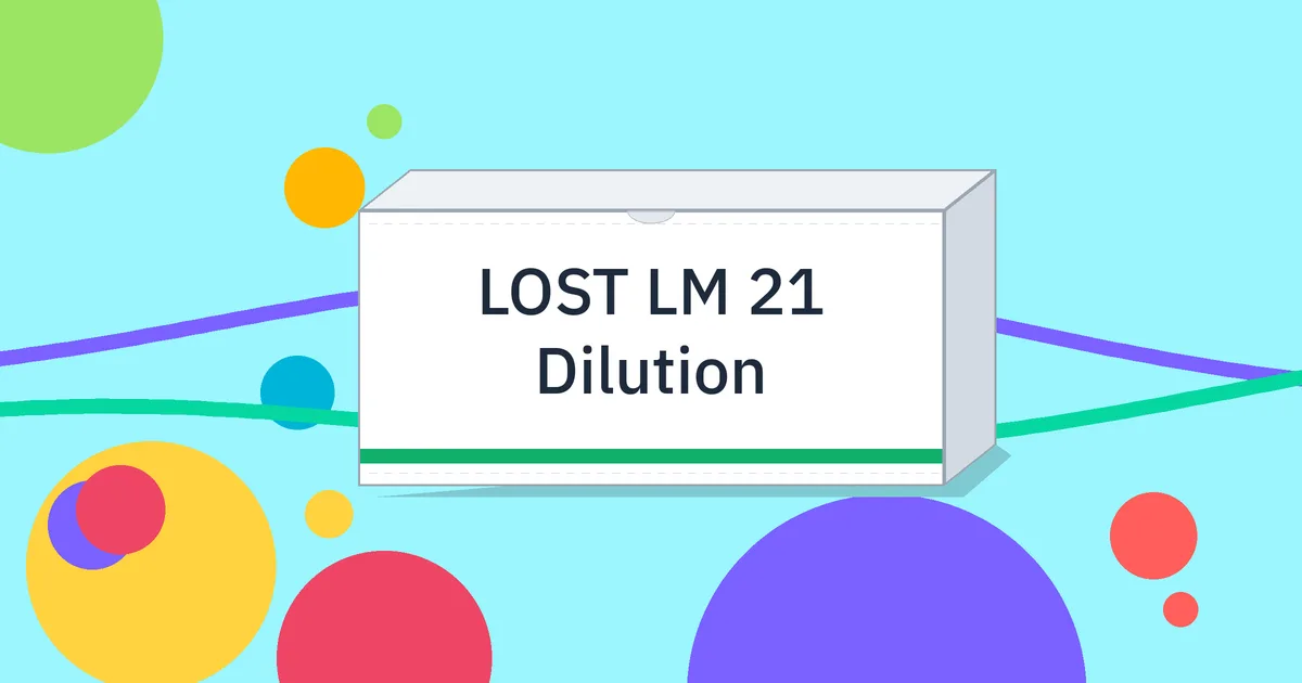 Symbolbild: Packung mit der Aufschrift LOST LM 21 Dilution (PZN 13536297) – Verfügbarkeit und Bezug in Apotheken in Frankfurt am Main