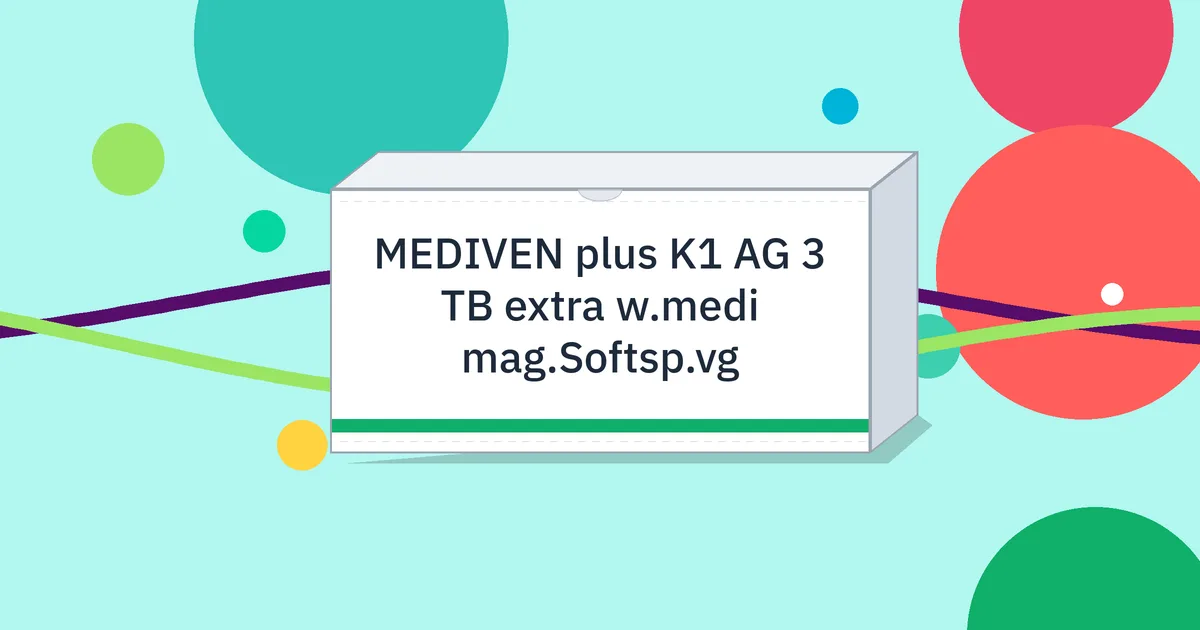 Symbolbild: Packung mit der Aufschrift MEDIVEN plus K1 AG 3 TB extra w.medi mag.Softsp.vg (PZN 15066967) – Verfügbarkeit und Bezug in Apotheken in Frankfurt am Main