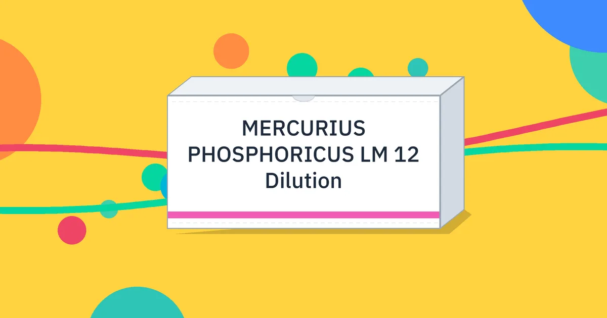 Symbolbild: Packung mit der Aufschrift MERCURIUS PHOSPHORICUS LM 12 Dilution (PZN 12952705) – Verfügbarkeit und Bezug in Apotheken in Frankfurt am Main