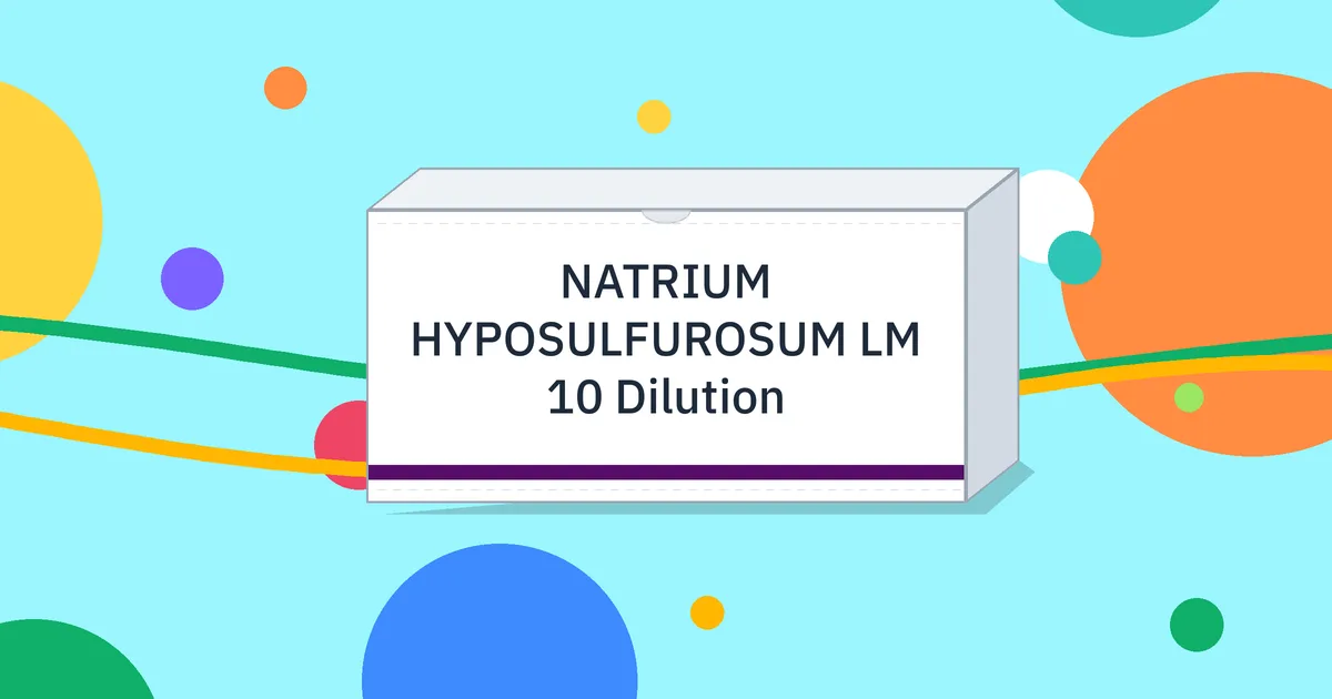Symbolbild: Packung mit der Aufschrift NATRIUM HYPOSULFUROSUM LM 10 Dilution (PZN 12963844) – Verfügbarkeit und Bezug in Apotheken in Frankfurt am Main