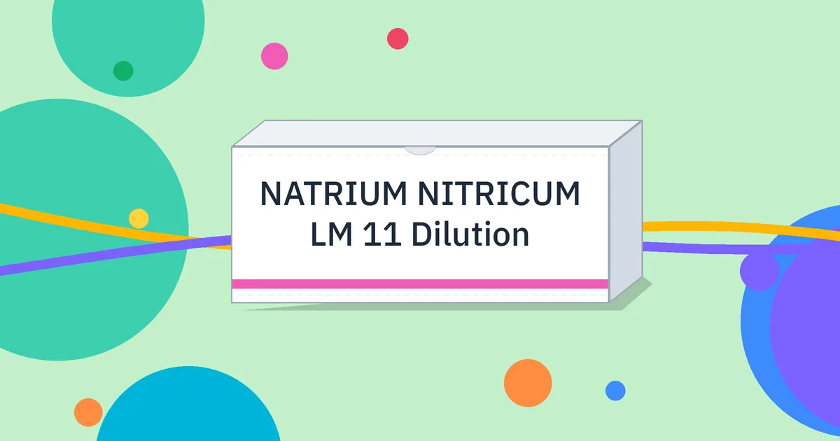 Symbolbild: Packung mit der Aufschrift NATRIUM NITRICUM LM 11 Dilution (PZN 12965636) – Verfügbarkeit und Bezug in Apotheken in Frankfurt am Main