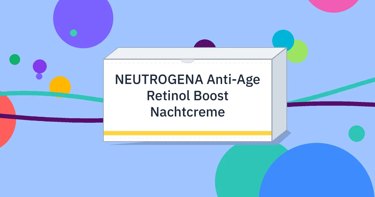 Symbolbild: Packung mit der Aufschrift NEUTROGENA Anti-Age Retinol Boost Nachtcreme (PZN 18097394) – Verfügbarkeit und Bezug in Apotheken in Frankfurt am Main