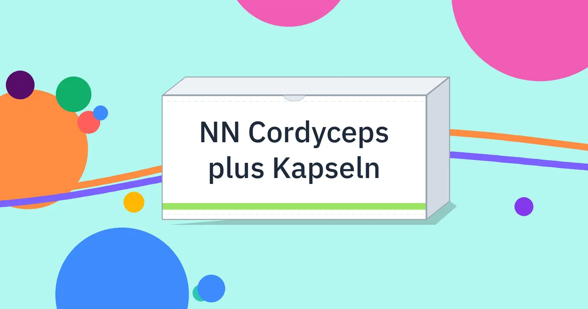 Symbolbild: Packung mit der Aufschrift NN Cordyceps plus Kapseln (PZN 15321968) – Verfügbarkeit und Bezug in Apotheken in Frankfurt am Main