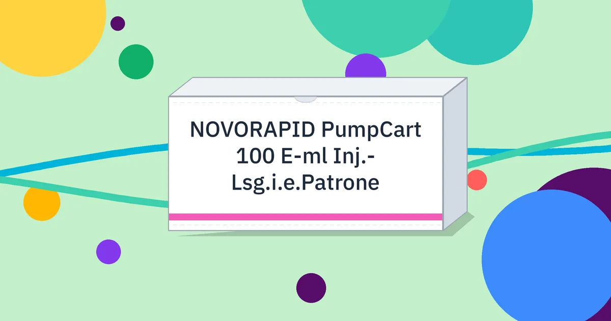 Symbolbild: Packung mit der Aufschrift NOVORAPID PumpCart 100 E-ml Inj.-Lsg.i.e.Patrone (PZN 14238751) – Verfügbarkeit und Bezug in Apotheken in Frankfurt am Main