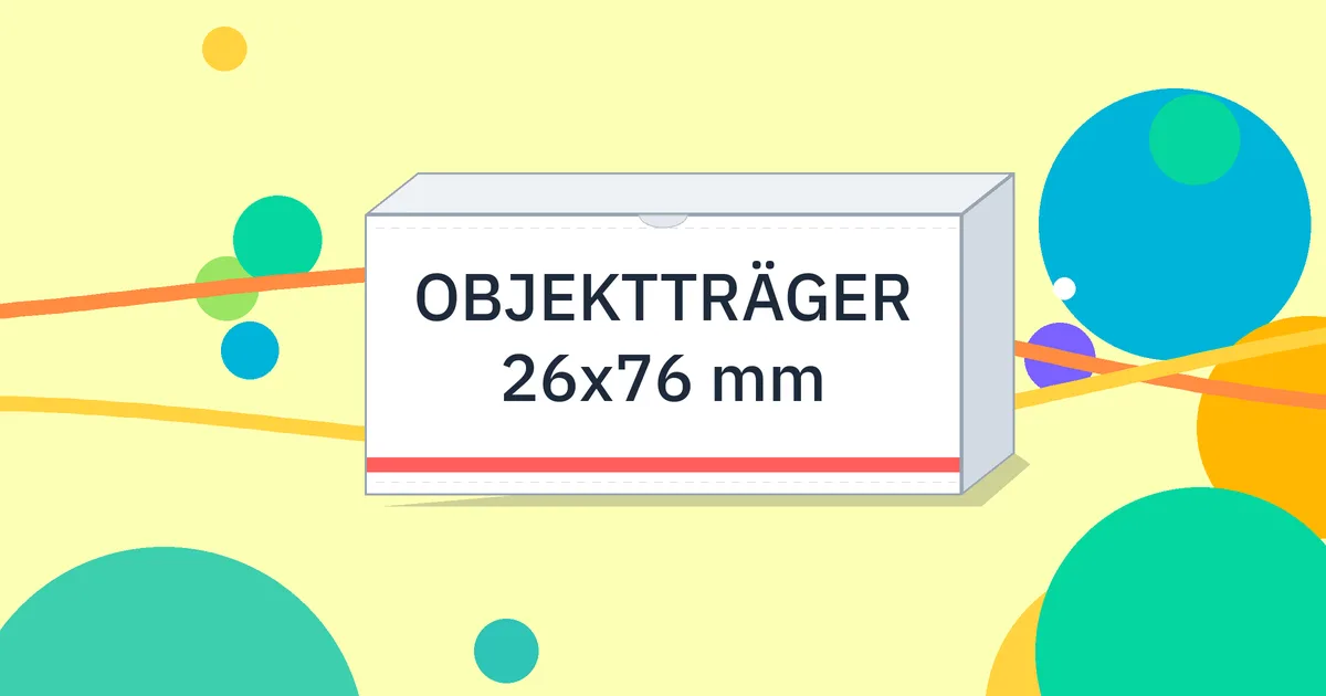Symbolbild: Packung mit der Aufschrift OBJEKTTRÄGER 26x76 mm (PZN 01040705) – Verfügbarkeit und Bezug in Apotheken in Frankfurt am Main