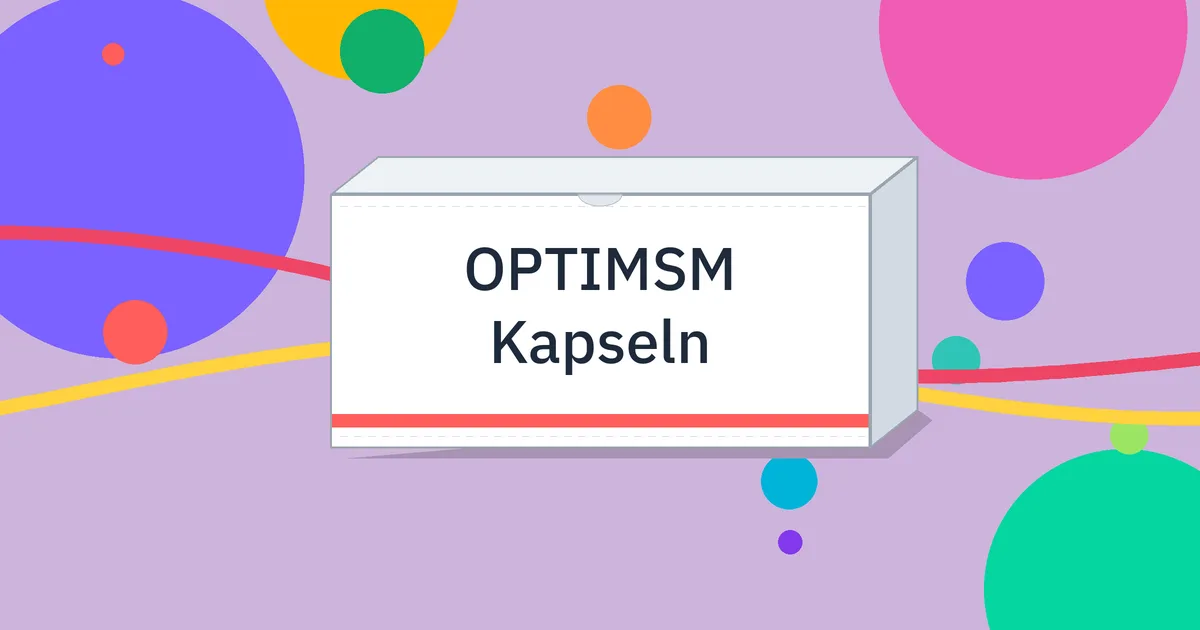Symbolbild: Packung mit der Aufschrift OPTIMSM Kapseln (PZN 13506741) – Verfügbarkeit und Bezug in Apotheken in Frankfurt am Main