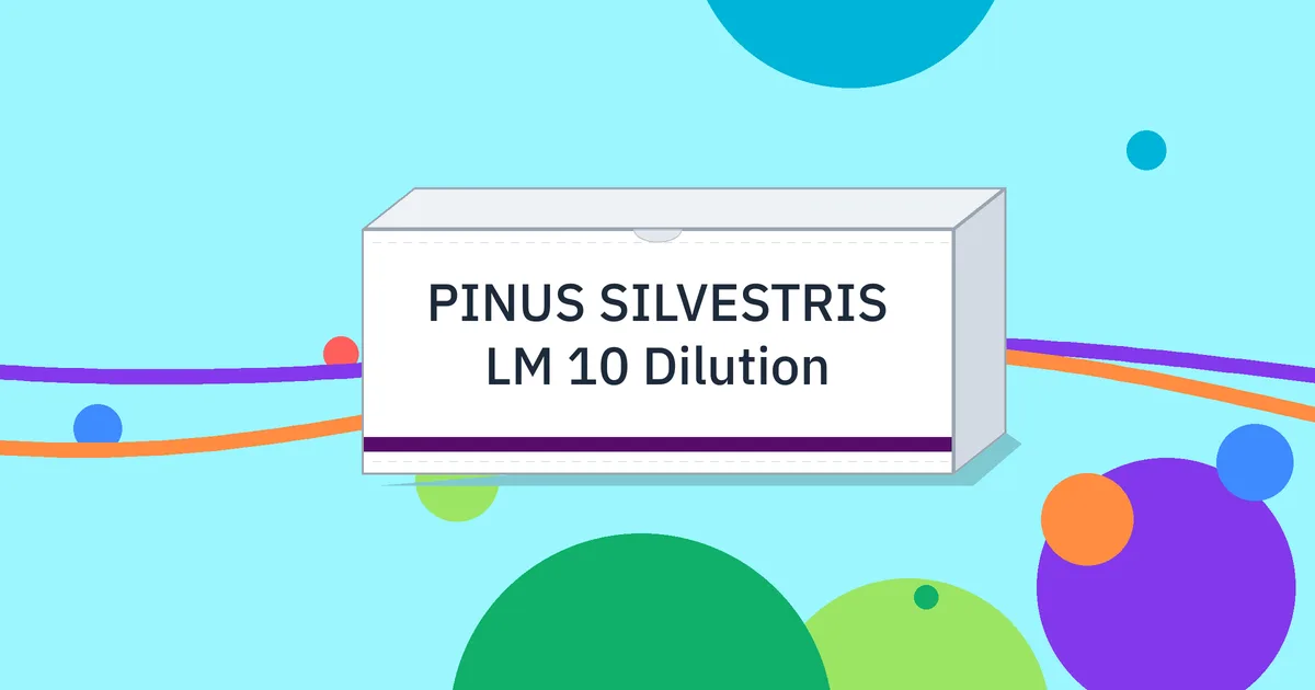 Symbolbild: Packung mit der Aufschrift PINUS SILVESTRIS LM 10 Dilution (PZN 13642935) – Verfügbarkeit und Bezug in Apotheken in Frankfurt am Main