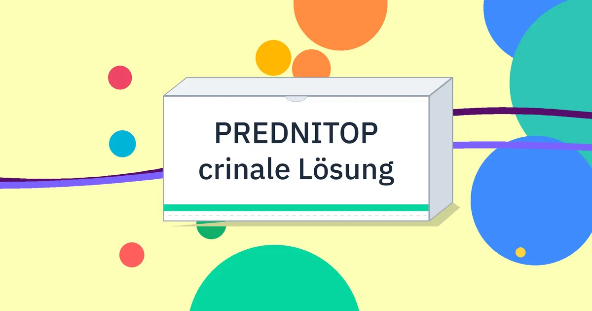 Symbolbild: Packung mit der Aufschrift PREDNITOP crinale Lösung (PZN 07608992) – Verfügbarkeit und Bezug in Apotheken in Frankfurt am Main