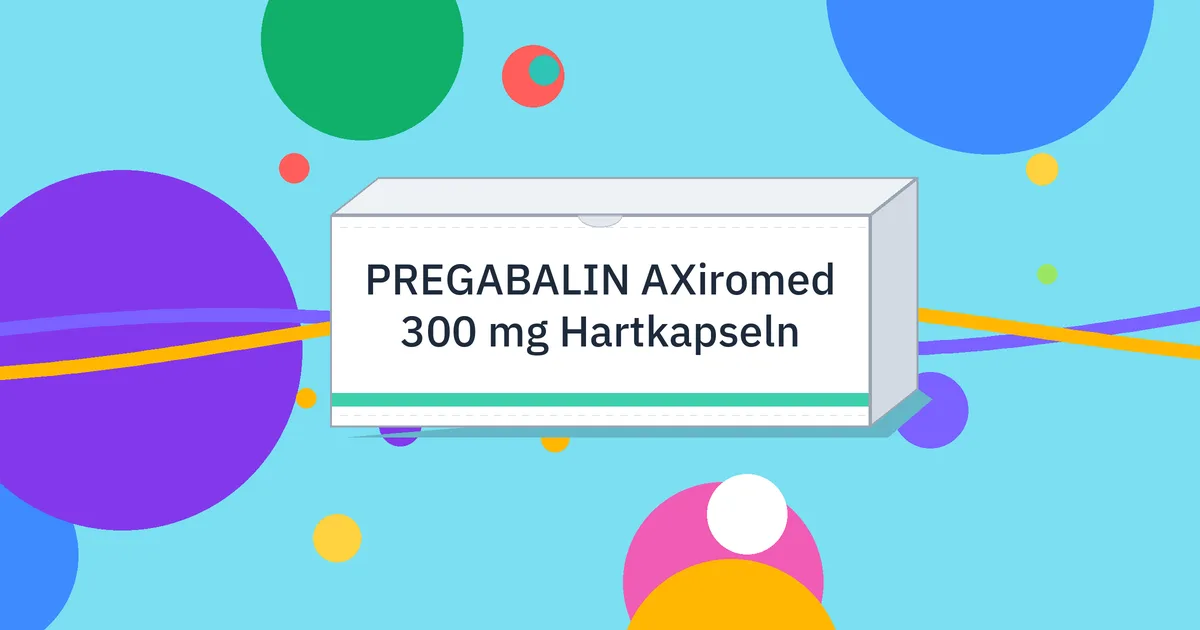 Symbolbild: Packung mit der Aufschrift PREGABALIN AXiromed 300 mg Hartkapseln (PZN 18488628) – Verfügbarkeit und Bezug in Apotheken in Frankfurt am Main