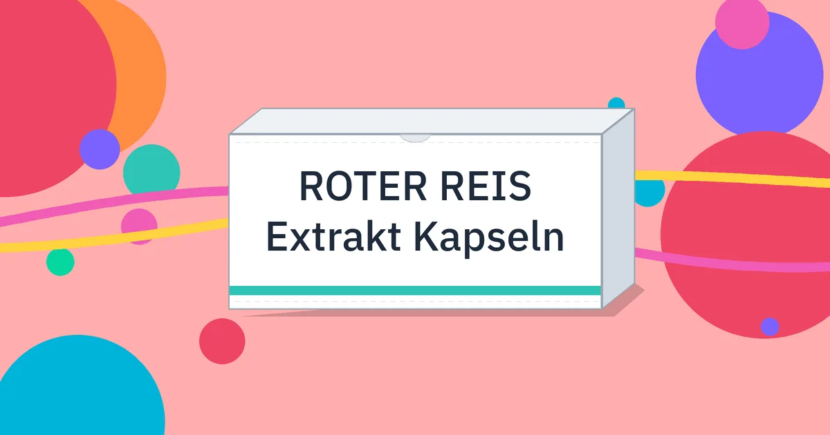 Symbolbild: Packung mit der Aufschrift ROTER REIS Extrakt Kapseln (PZN 16701213) – Verfügbarkeit und Bezug in Apotheken in Frankfurt am Main