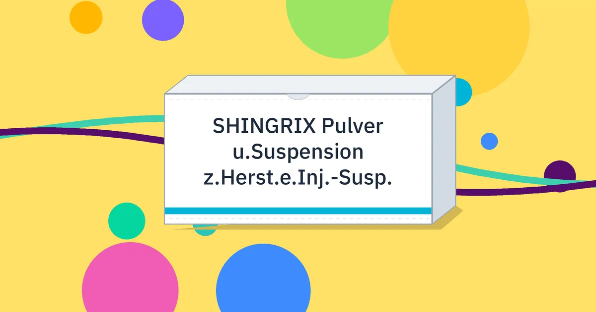 Symbolbild: Packung mit der Aufschrift SHINGRIX Pulver u.Suspension z.Herst.e.Inj.-Susp. (PZN 19223122) – Verfügbarkeit und Bezug in Apotheken in Frankfurt am Main
