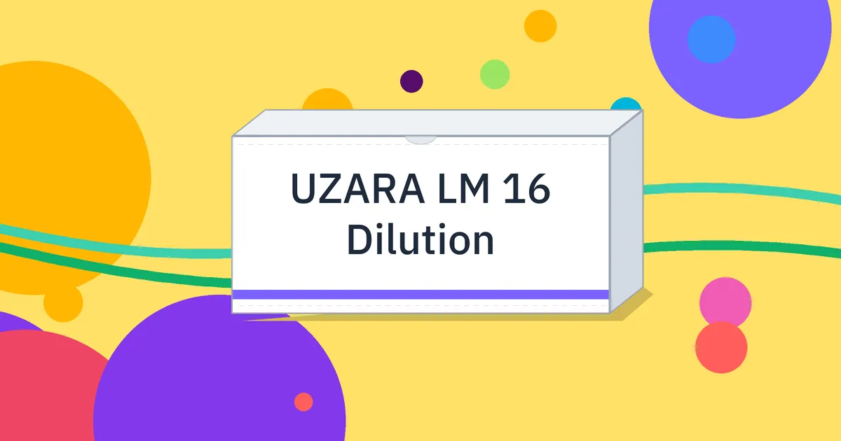 Symbolbild: Packung mit der Aufschrift UZARA LM 16 Dilution (PZN 13259998) – Verfügbarkeit und Bezug in Apotheken in Frankfurt am Main