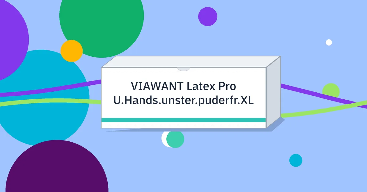Symbolbild: Packung mit der Aufschrift VIAWANT Latex Pro U.Hands.unster.puderfr.XL (PZN 09730390) – Verfügbarkeit und Bezug in Apotheken in Frankfurt am Main