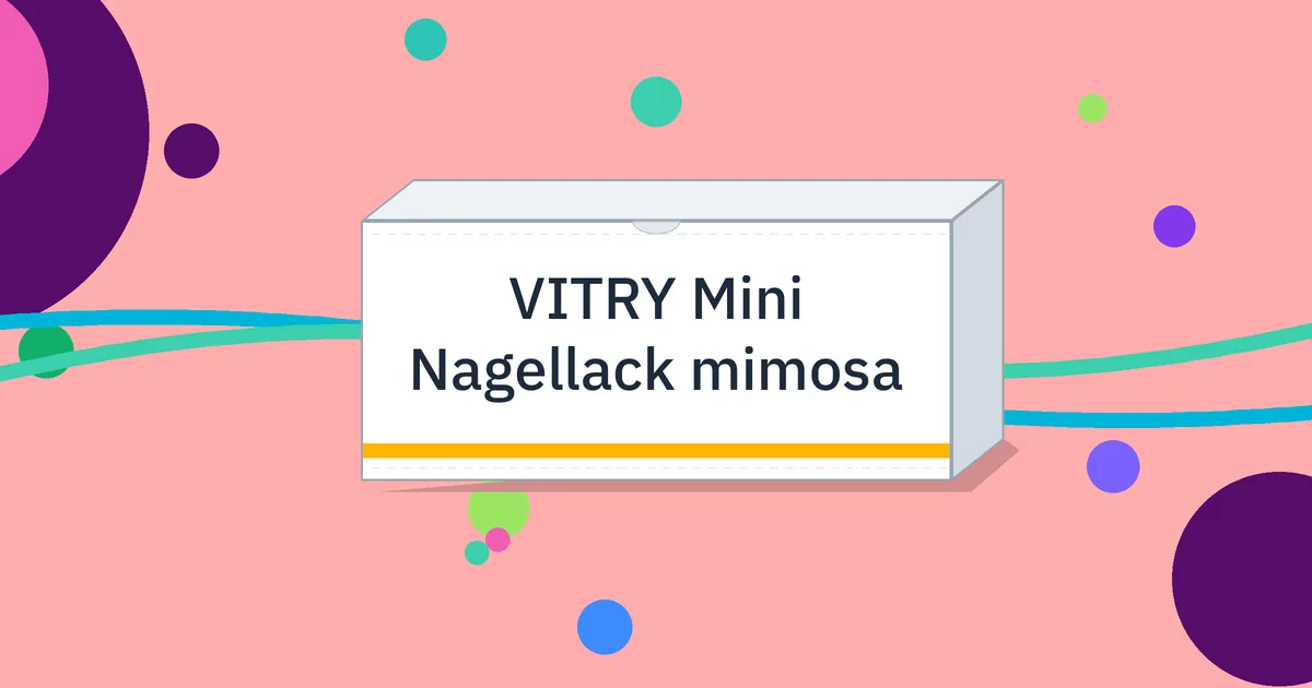 Symbolbild: Packung mit der Aufschrift VITRY Mini Nagellack mimosa (PZN 11142996) – Verfügbarkeit und Bezug in Apotheken in Frankfurt am Main