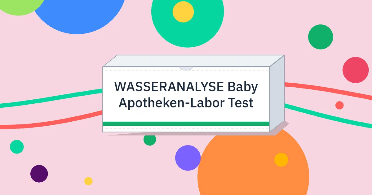 Symbolbild: Packung mit der Aufschrift WASSERANALYSE Baby Apotheken-Labor Test (PZN 06910074) – Verfügbarkeit und Bezug in Apotheken in Frankfurt am Main