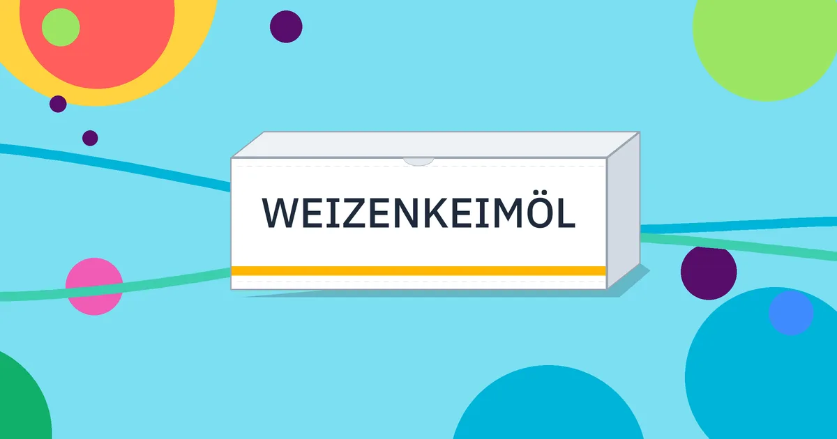 Symbolbild: Packung mit der Aufschrift WEIZENKEIMÖL (PZN 03957276) – Verfügbarkeit und Bezug in Apotheken in Frankfurt am Main
