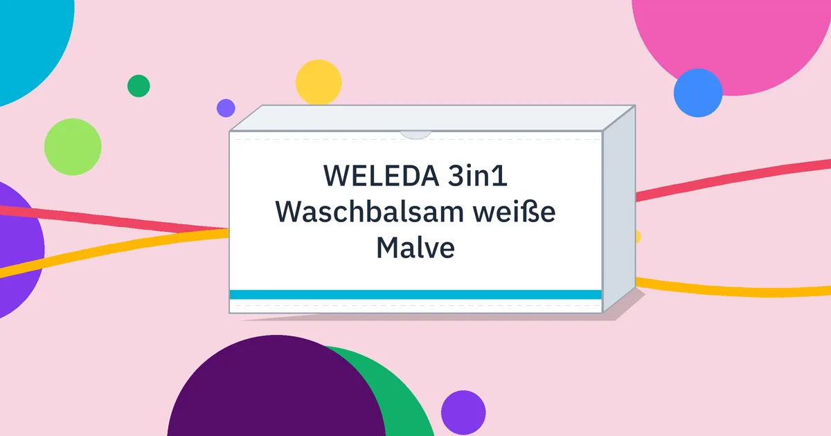 Symbolbild: Packung mit der Aufschrift WELEDA 3in1 Waschbalsam weiße Malve (PZN 20572282) – Verfügbarkeit und Bezug in Apotheken in Frankfurt am Main