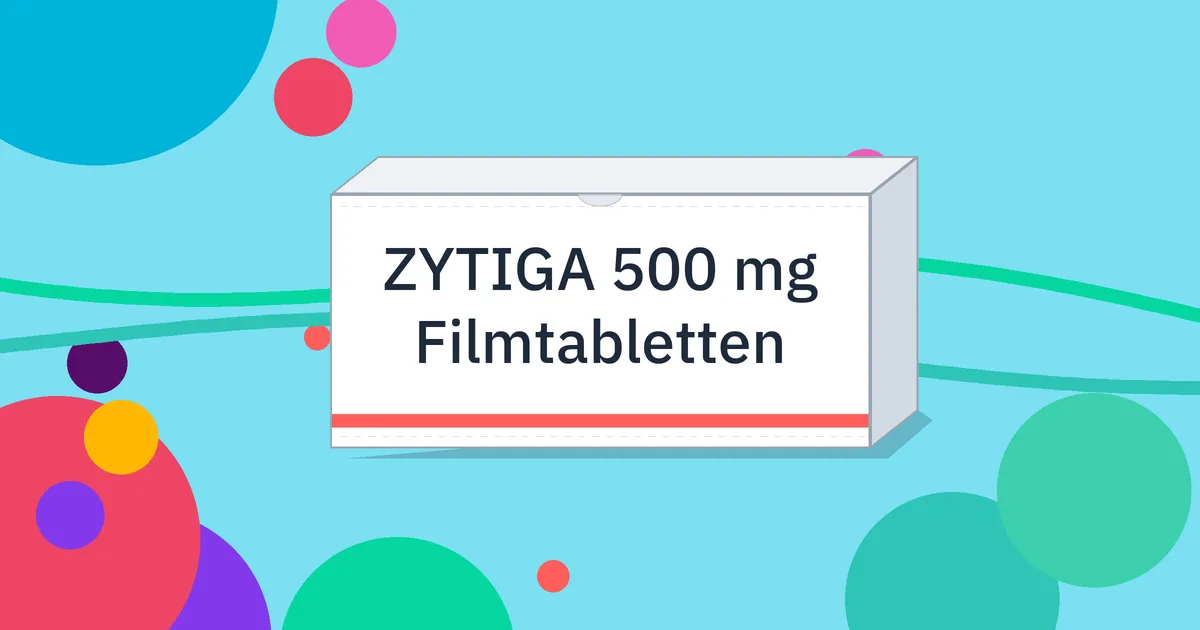 Symbolbild: Packung mit der Aufschrift ZYTIGA 500 mg Filmtabletten (PZN 19130685) – Verfügbarkeit und Bezug in Apotheken in Frankfurt am Main