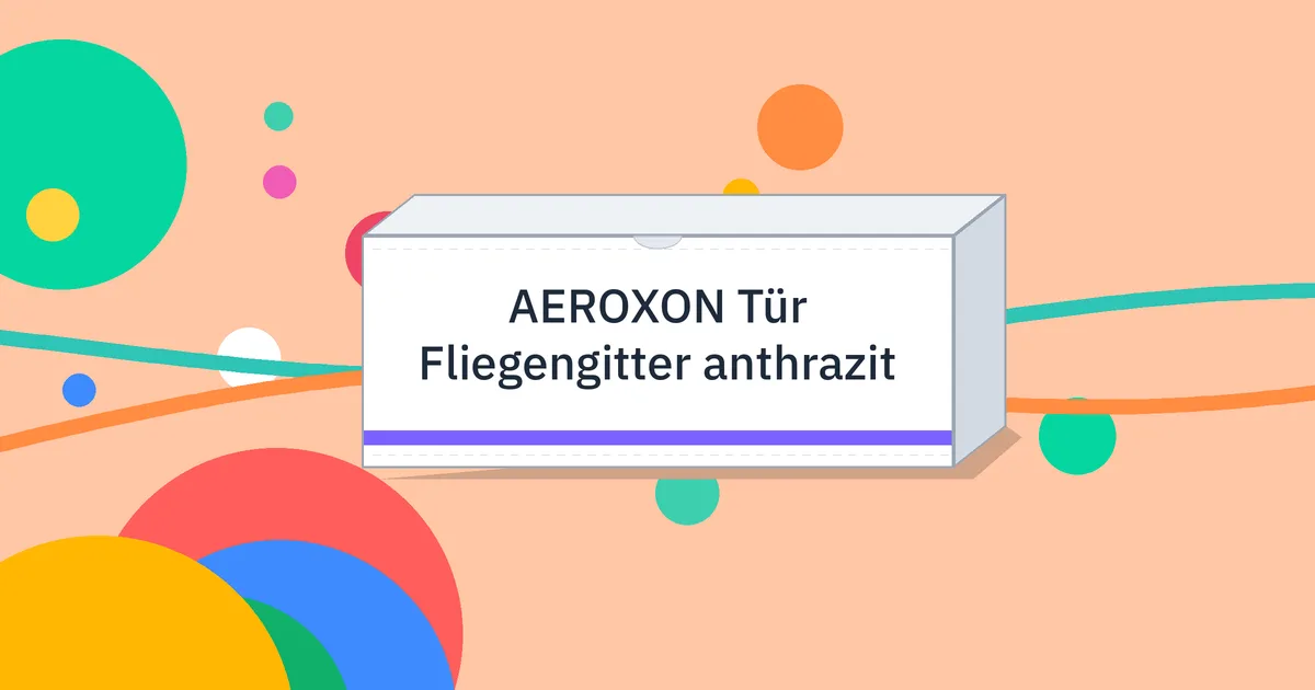 Symbolbild: Packung mit der Aufschrift AEROXON Tür Fliegengitter anthrazit (PZN 08407994) – Verfügbarkeit und Bezug in Apotheken in Frankfurt am Main