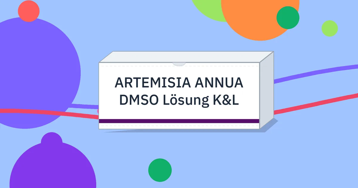 Symbolbild: Packung mit der Aufschrift ARTEMISIA ANNUA DMSO Lösung K&L (PZN 17962387) – Verfügbarkeit und Bezug in Apotheken in Frankfurt am Main