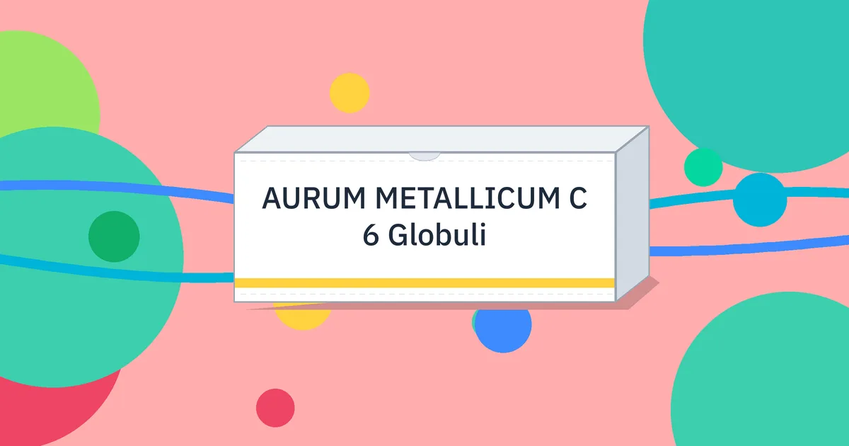 Symbolbild: Packung mit der Aufschrift AURUM METALLICUM C 6 Globuli (PZN 16669202) – Verfügbarkeit und Bezug in Apotheken in Frankfurt am Main