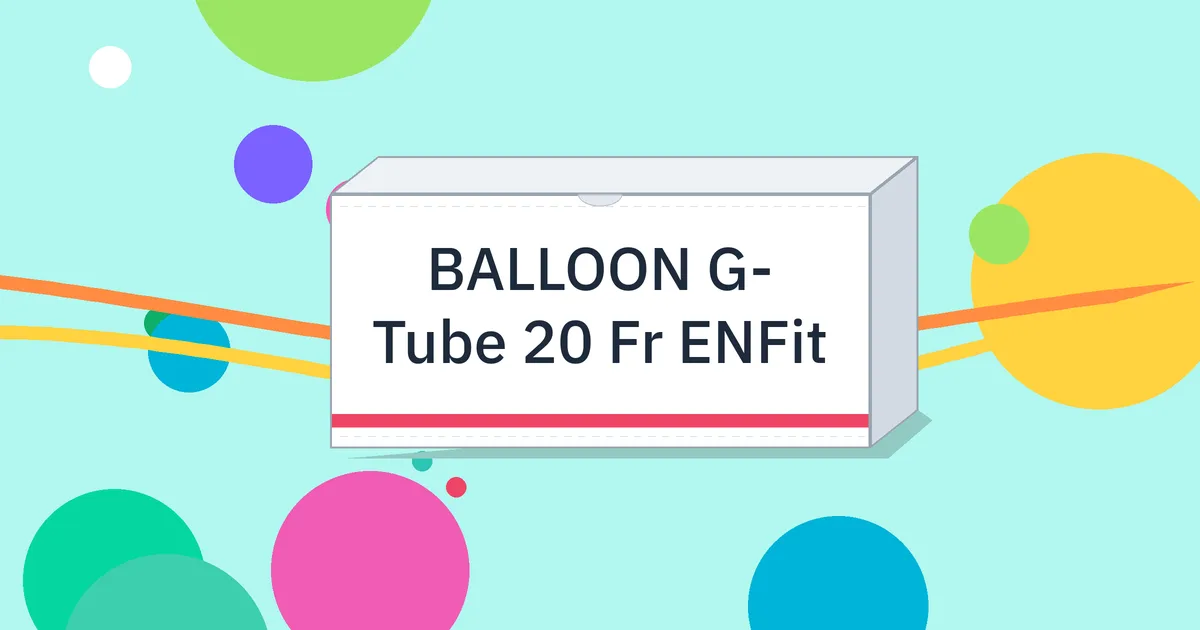 Symbolbild: Packung mit der Aufschrift BALLOON G-Tube 20 Fr ENFit (PZN 17601347) – Verfügbarkeit und Bezug in Apotheken in Frankfurt am Main