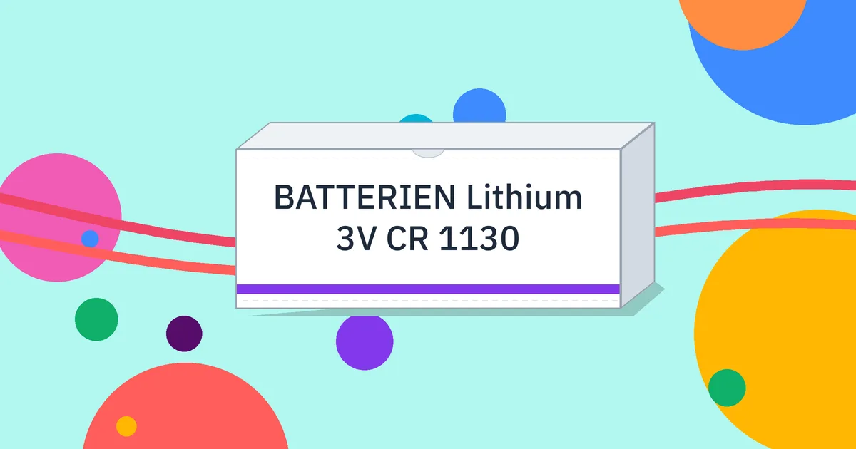 Symbolbild: Packung mit der Aufschrift BATTERIEN Lithium 3V CR 1130 (PZN 07656471) – Verfügbarkeit und Bezug in Apotheken in Frankfurt am Main