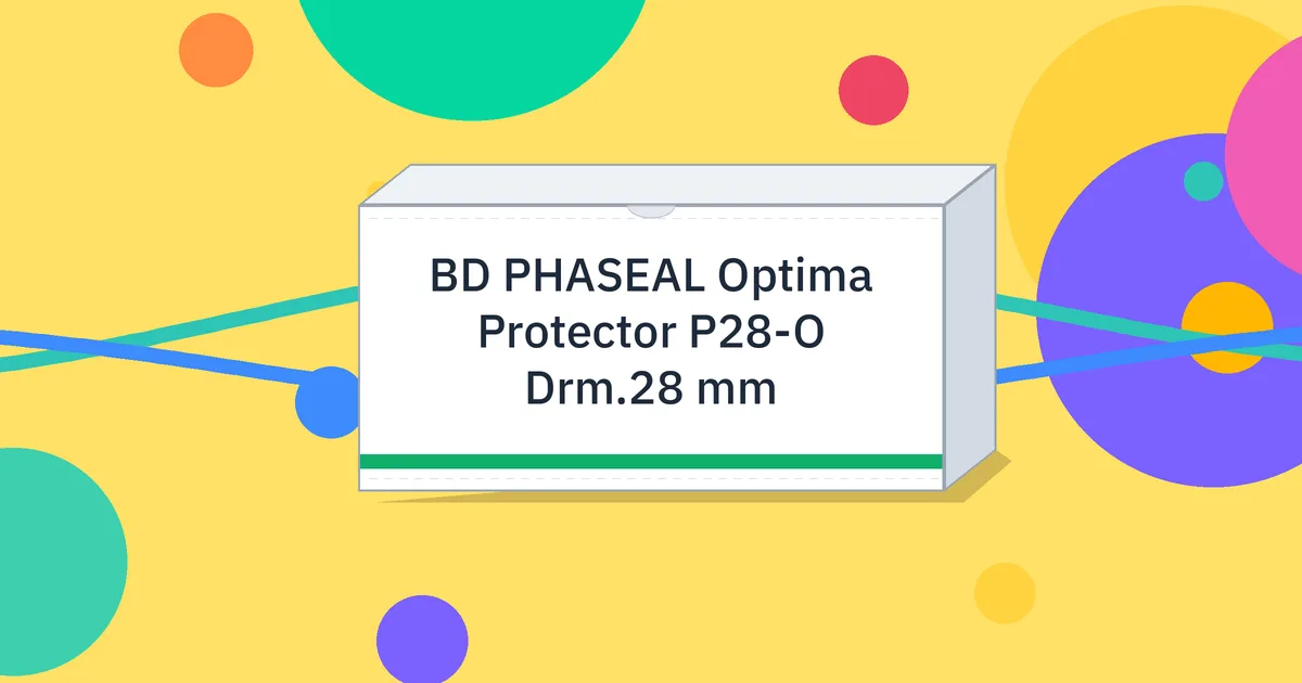 Symbolbild: Packung mit der Aufschrift BD PHASEAL Optima Protector P28-O Drm.28 mm (PZN 20309550) – Verfügbarkeit und Bezug in Apotheken in Frankfurt am Main