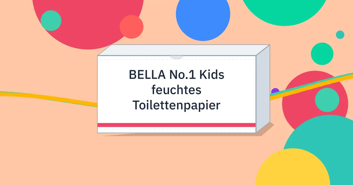 Symbolbild: Packung mit der Aufschrift BELLA No.1 Kids feuchtes Toilettenpapier (PZN 17537170) – Verfügbarkeit und Bezug in Apotheken in Frankfurt am Main