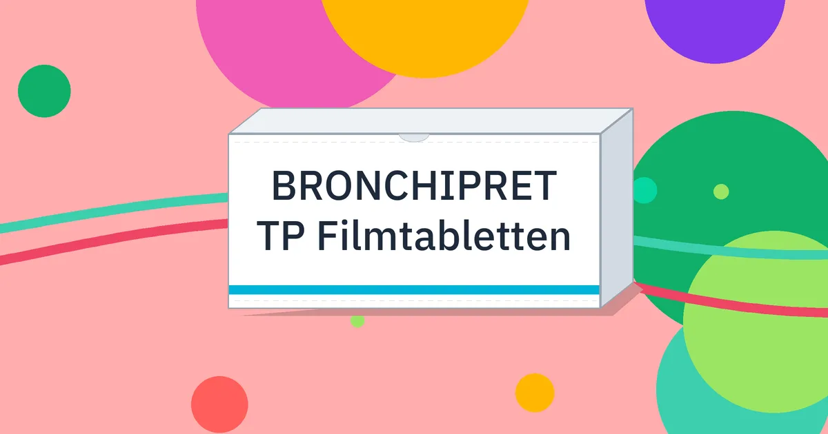 Symbolbild: Packung mit der Aufschrift BRONCHIPRET TP Filmtabletten (PZN 00168484) – Verfügbarkeit und Bezug in Apotheken in Frankfurt am Main