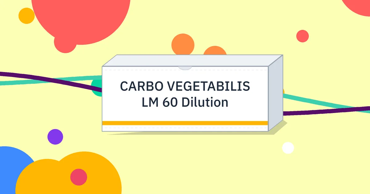 Symbolbild: Packung mit der Aufschrift CARBO VEGETABILIS LM 60 Dilution (PZN 03504014) – Verfügbarkeit und Bezug in Apotheken in Frankfurt am Main