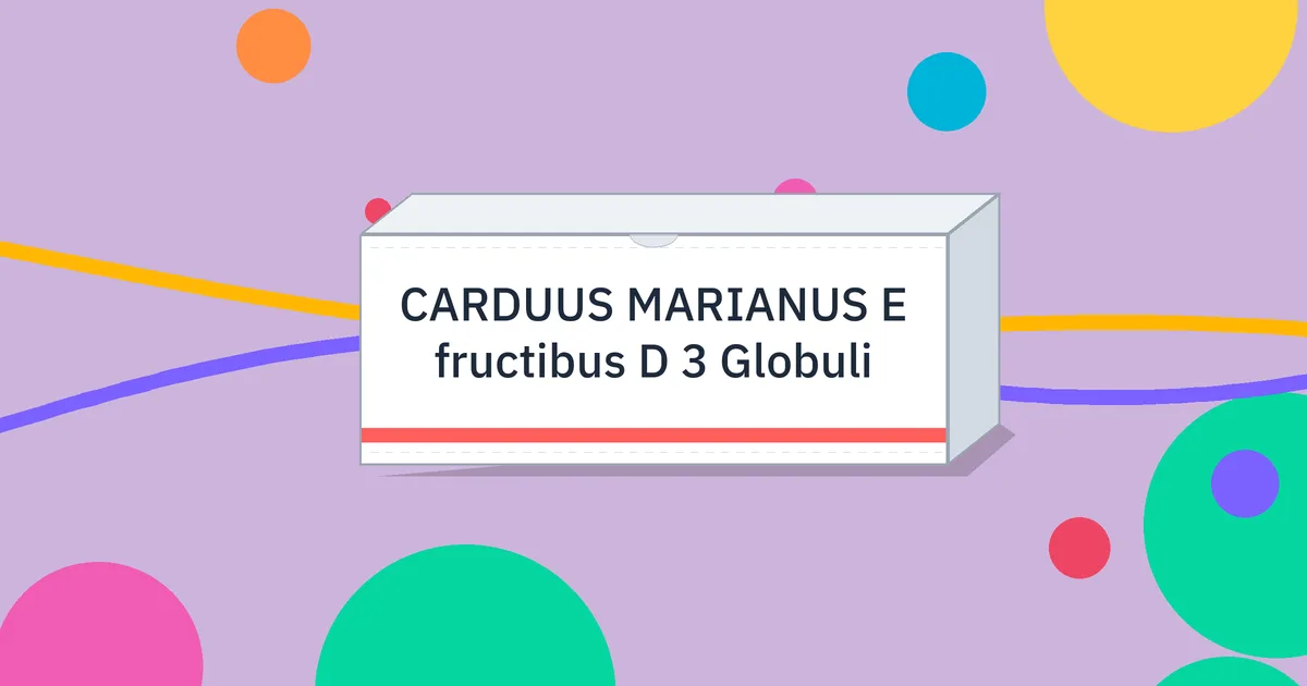 Symbolbild: Packung mit der Aufschrift CARDUUS MARIANUS E fructibus D 3 Globuli (PZN 08784892) – Verfügbarkeit und Bezug in Apotheken in Frankfurt am Main