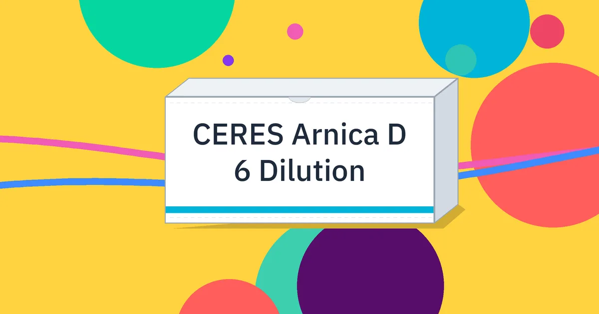 Symbolbild: Packung mit der Aufschrift CERES Arnica D 6 Dilution (PZN 00703977) – Verfügbarkeit und Bezug in Apotheken in Frankfurt am Main