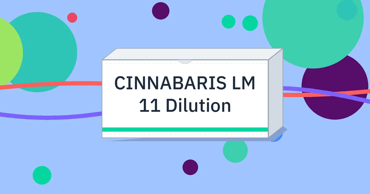 Symbolbild: Packung mit der Aufschrift CINNABARIS LM 11 Dilution (PZN 12820381) – Verfügbarkeit und Bezug in Apotheken in Frankfurt am Main