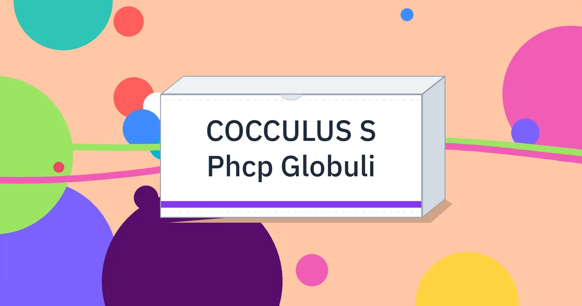 Symbolbild: Packung mit der Aufschrift COCCULUS S Phcp Globuli (PZN 00359600) – Verfügbarkeit und Bezug in Apotheken in Frankfurt am Main